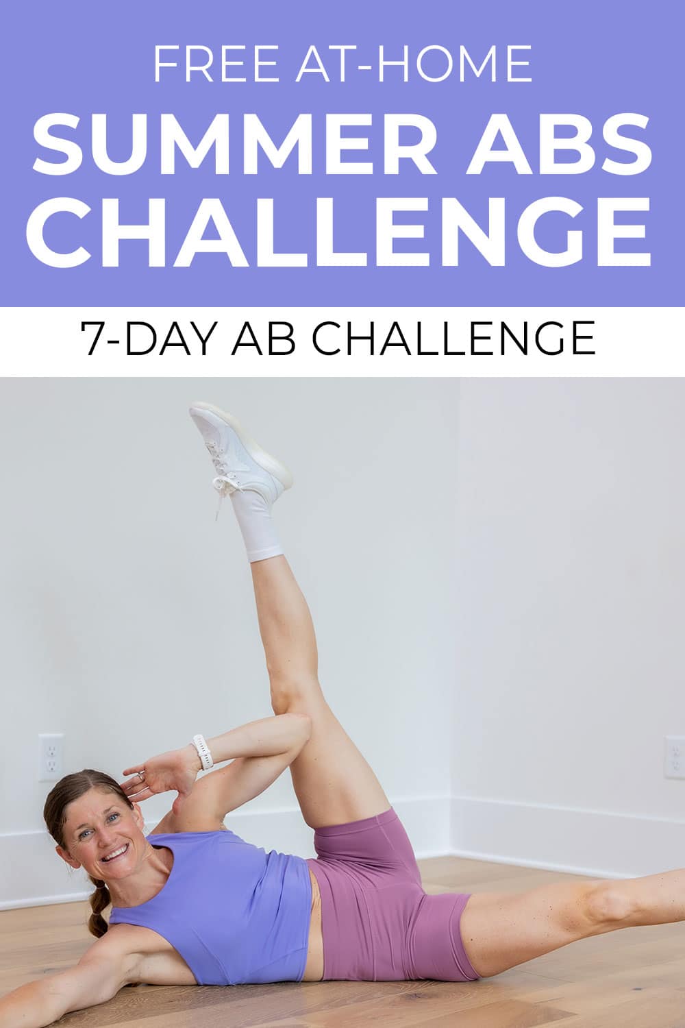 7-Day Ab Challenge (No Equipment | PDF) | Nourish Move Love