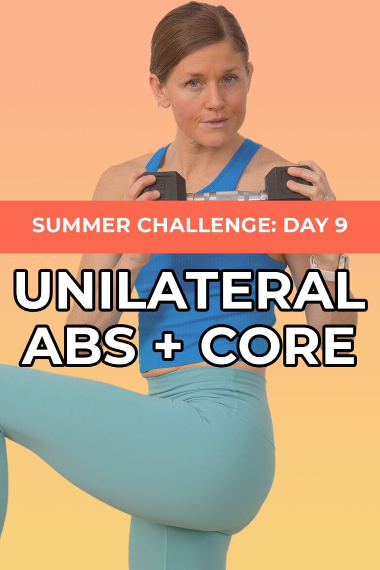 25-Minute Unilateral Core Workout (Video) | Nourish Move Love