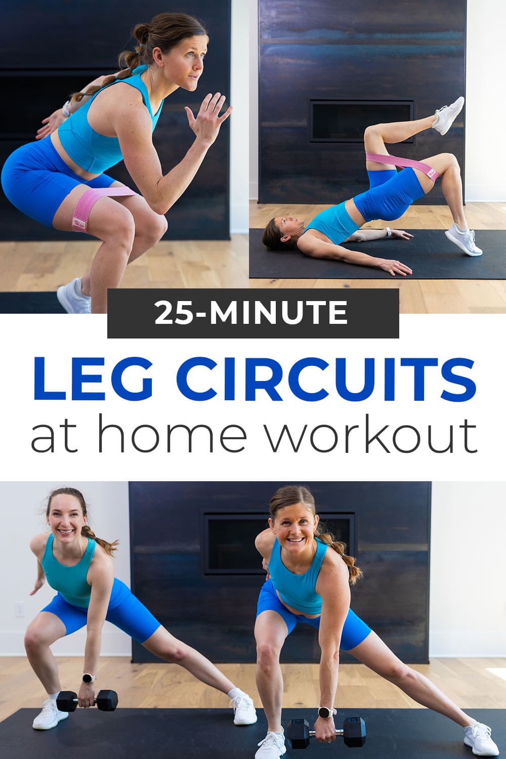 25-Minute Leg Circuit Workout (Video) | Nourish Move Love
