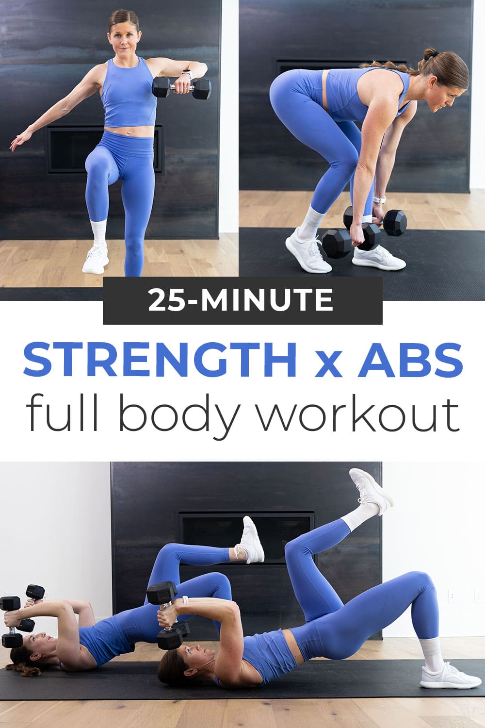 25-Minute Full Body Strength + Abs (Video) | Nourish Move Love