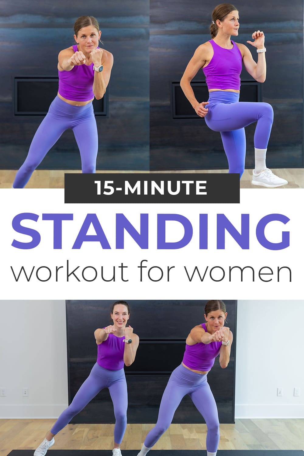 15-Minute At Home Cardio Workout (Standing)| Nourish Move Love