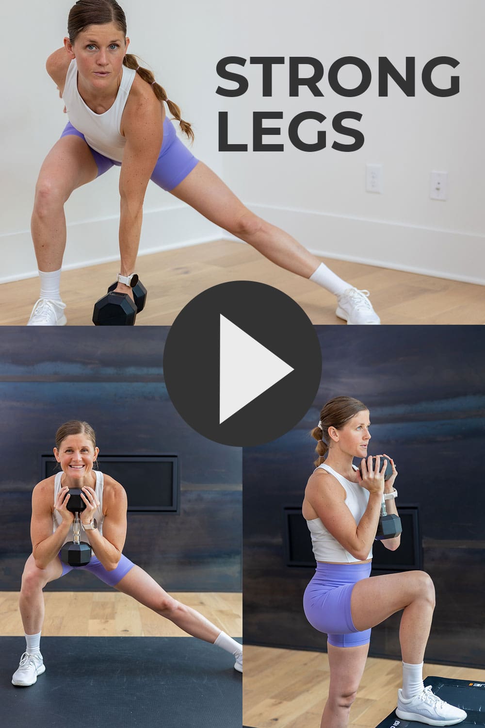 30 Minute Dumbbell Leg Workout Epic Leg Day At Home