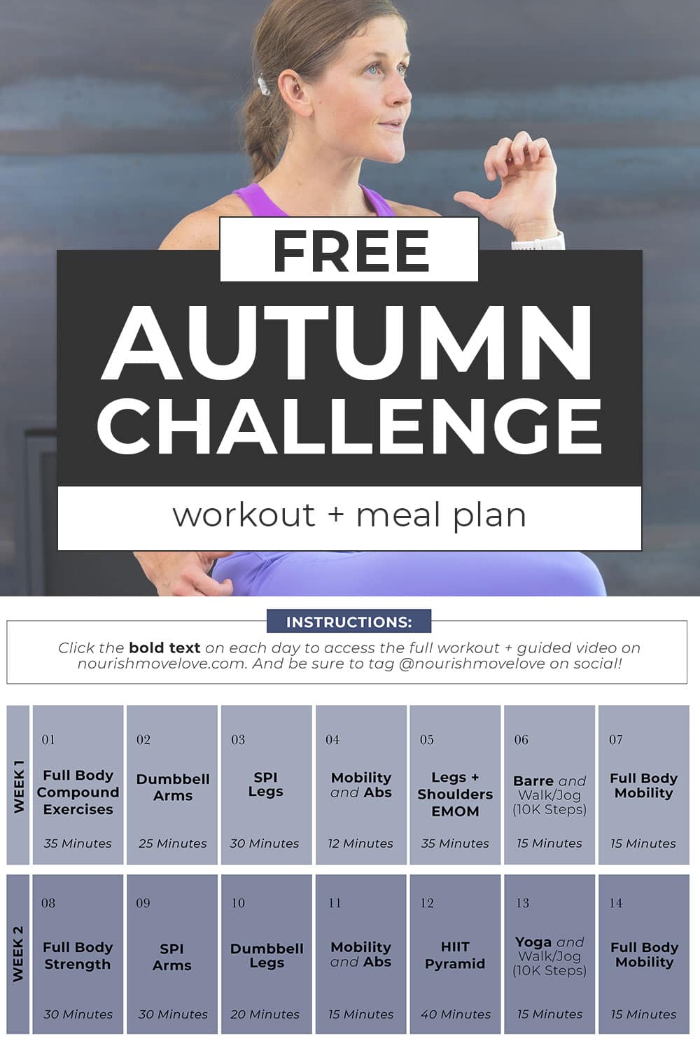 Free 2-Week Workout Challenge + Meal Plan (PDF) | NML
