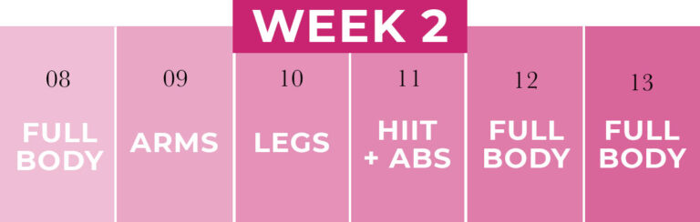 2-Week Workout and Meal Plan (FREE PDF) | Nourish Move Love