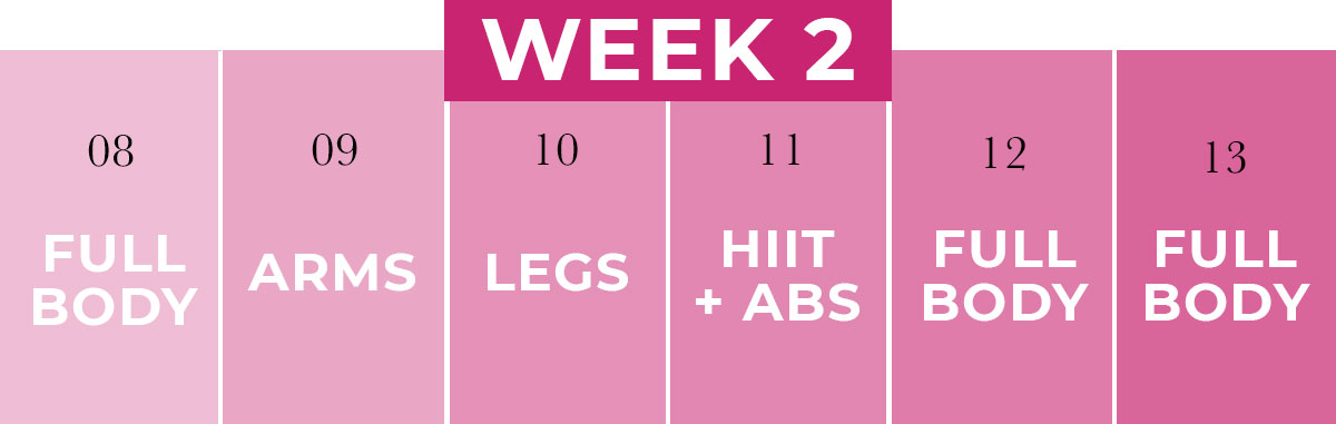 2-Week Workout and Meal Plan (FREE PDF) | Nourish Move Love