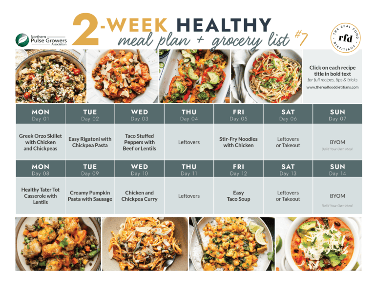 2-Week Workout and Meal Plan (FREE PDF) | Nourish Move Love