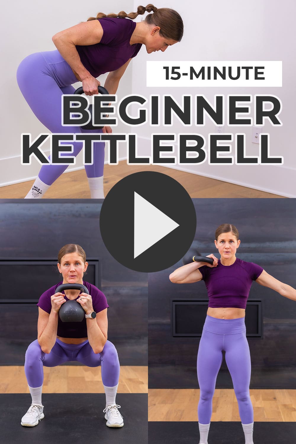 Beginner Kettlebell Workout (All Standing) | Nourish Move Love