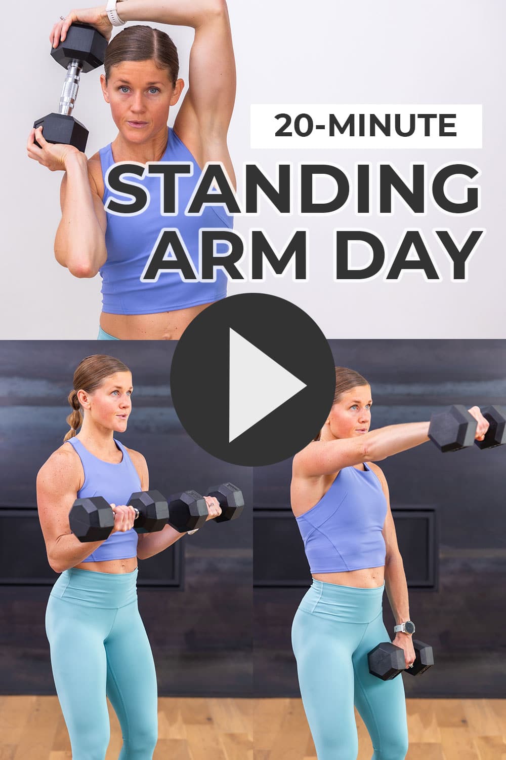 20-Minute Dumbbell Upper-Body Workout (All Standing)