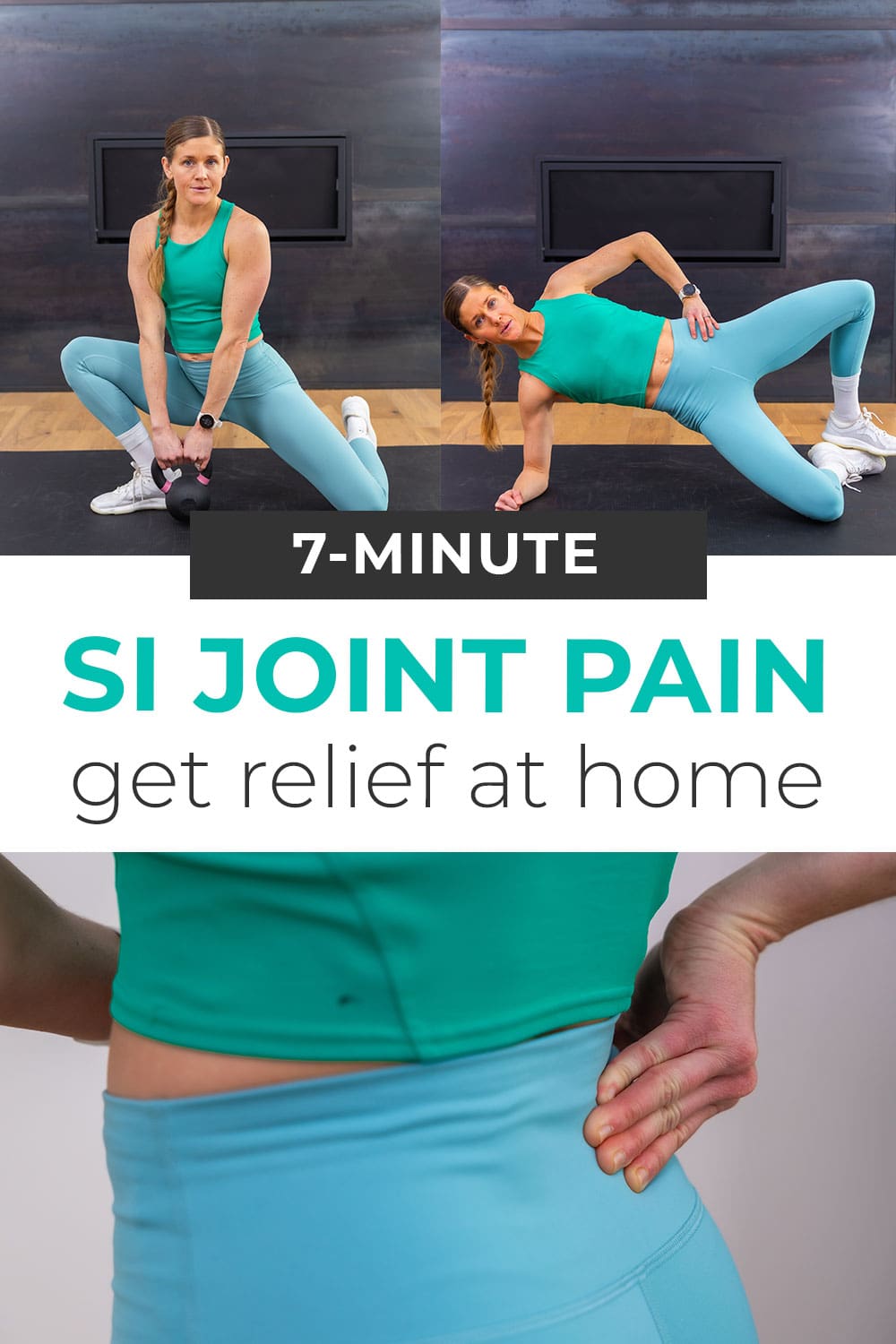 7 Best SI Joint Pain Relief Exercises (Video) | Nourish Move Love