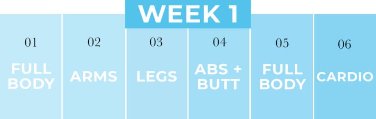 14-Day Workout Plan + Meal Plan (Free PDF) | Nourish Move Love