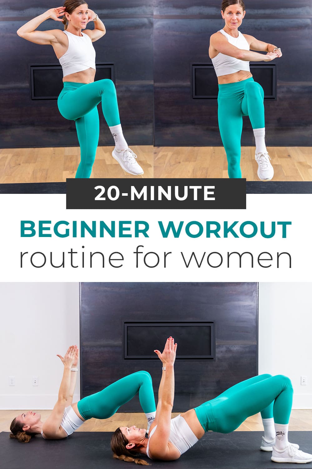 20-Minute Workout Routine for Beginners | Nourish Move Love