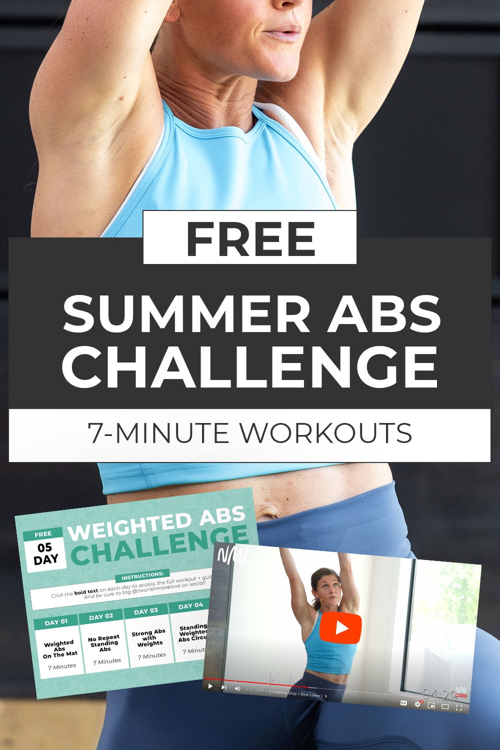 5 Best Ab Workouts with Weights + 5-Day Ab Challenge | NML