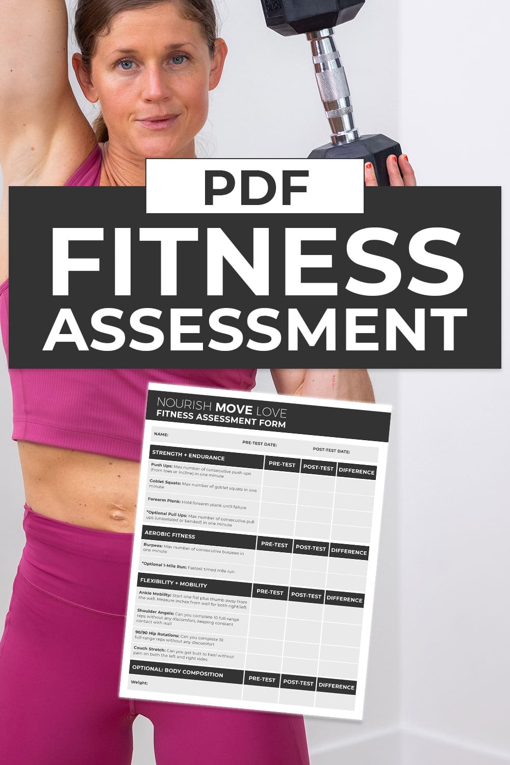 Free At-Home Fitness Test (PDF Download)