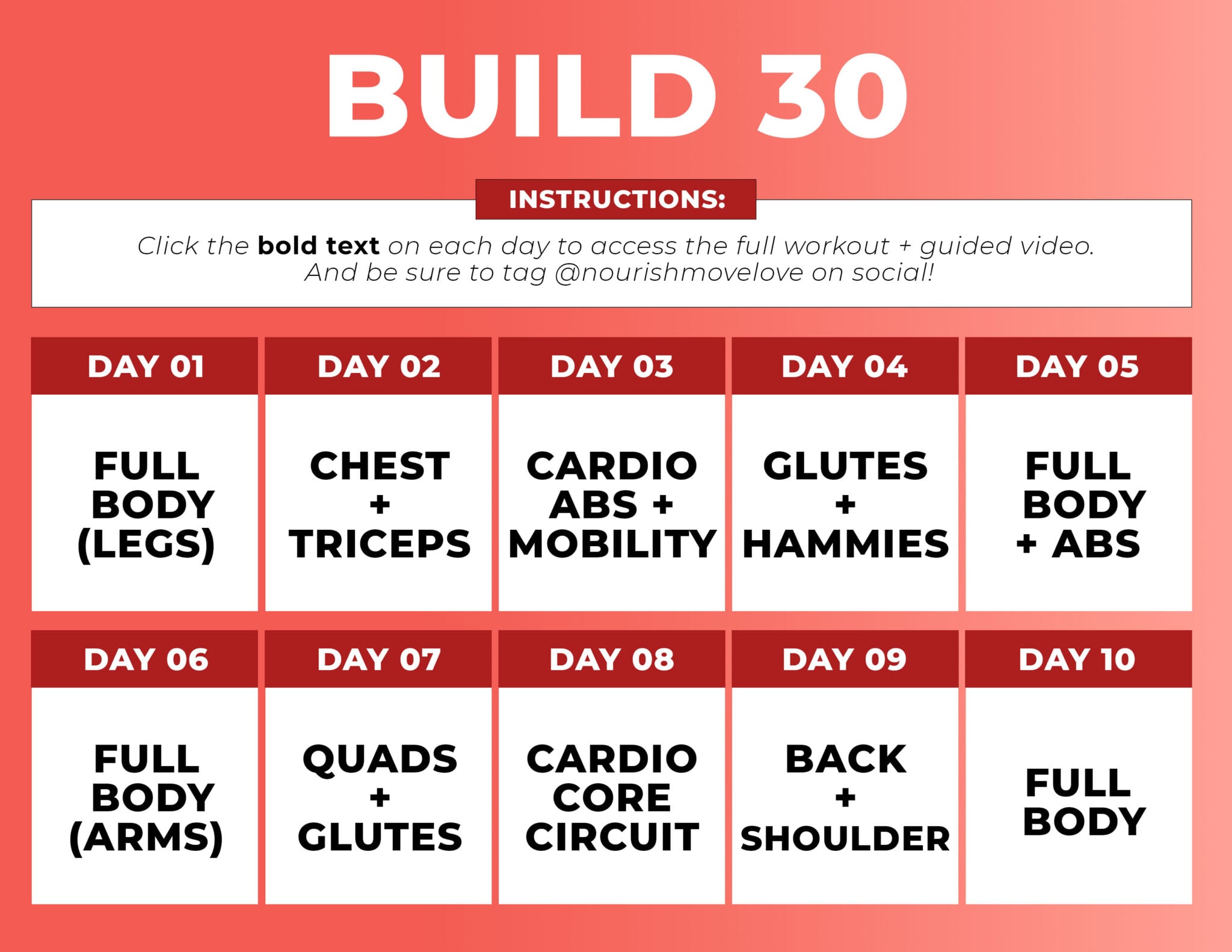 2-Week Muscle Building Workout Plan (Free PDF + Videos) | NML