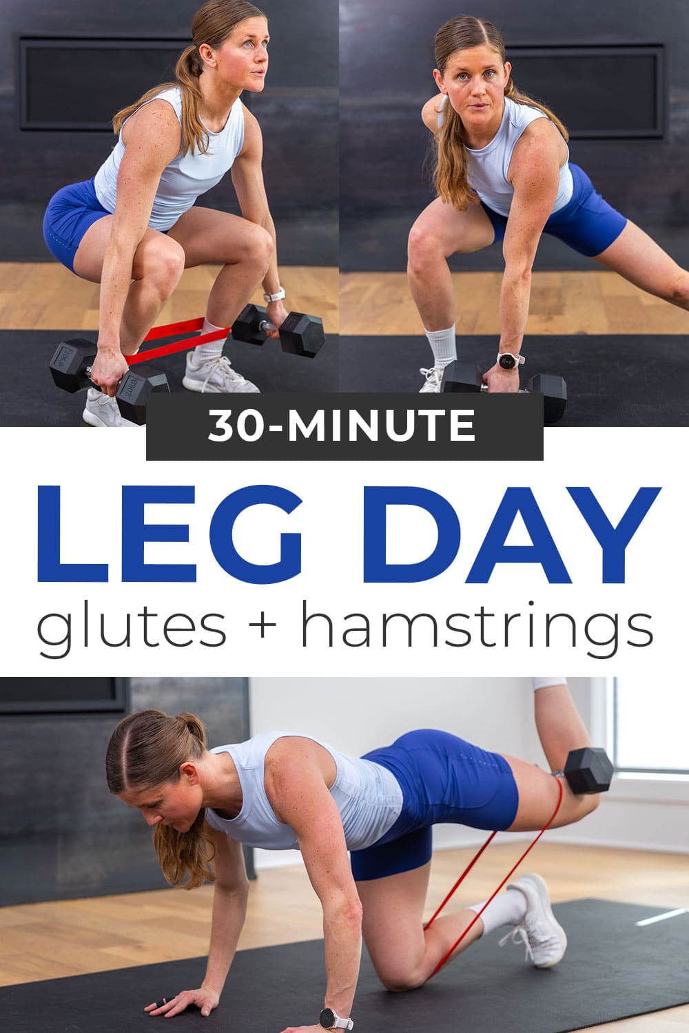 30-Min Glutes + Hamstrings Workout (Video) | Nourish Move Love