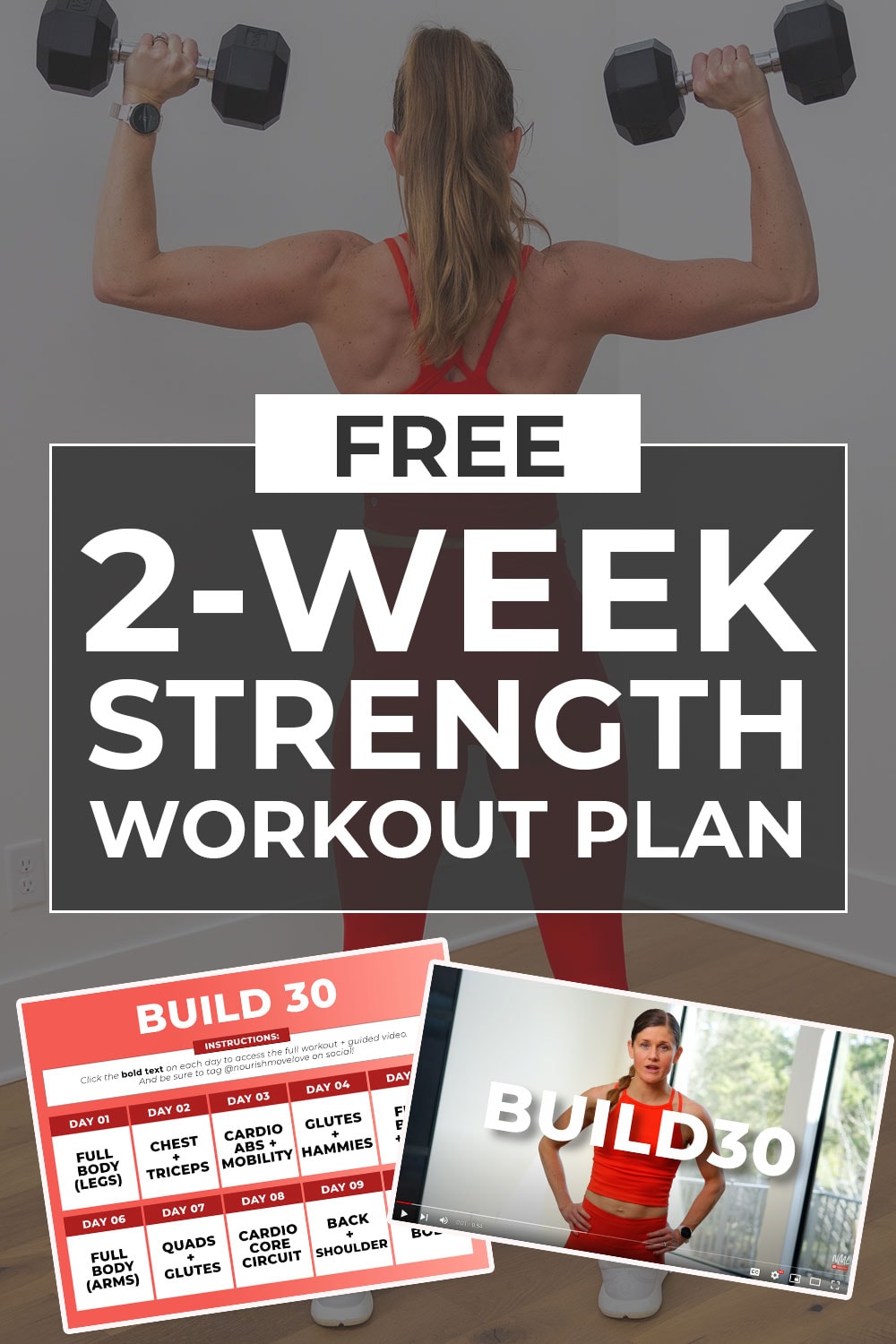 2-Week Muscle Building Workout Plan (Free PDF + Videos) | NML