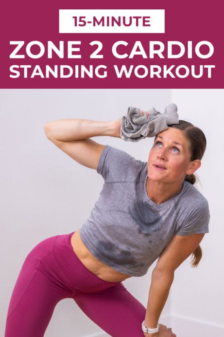 15-Minute Cardio With Weights (Zone 2 Cardio Workout)