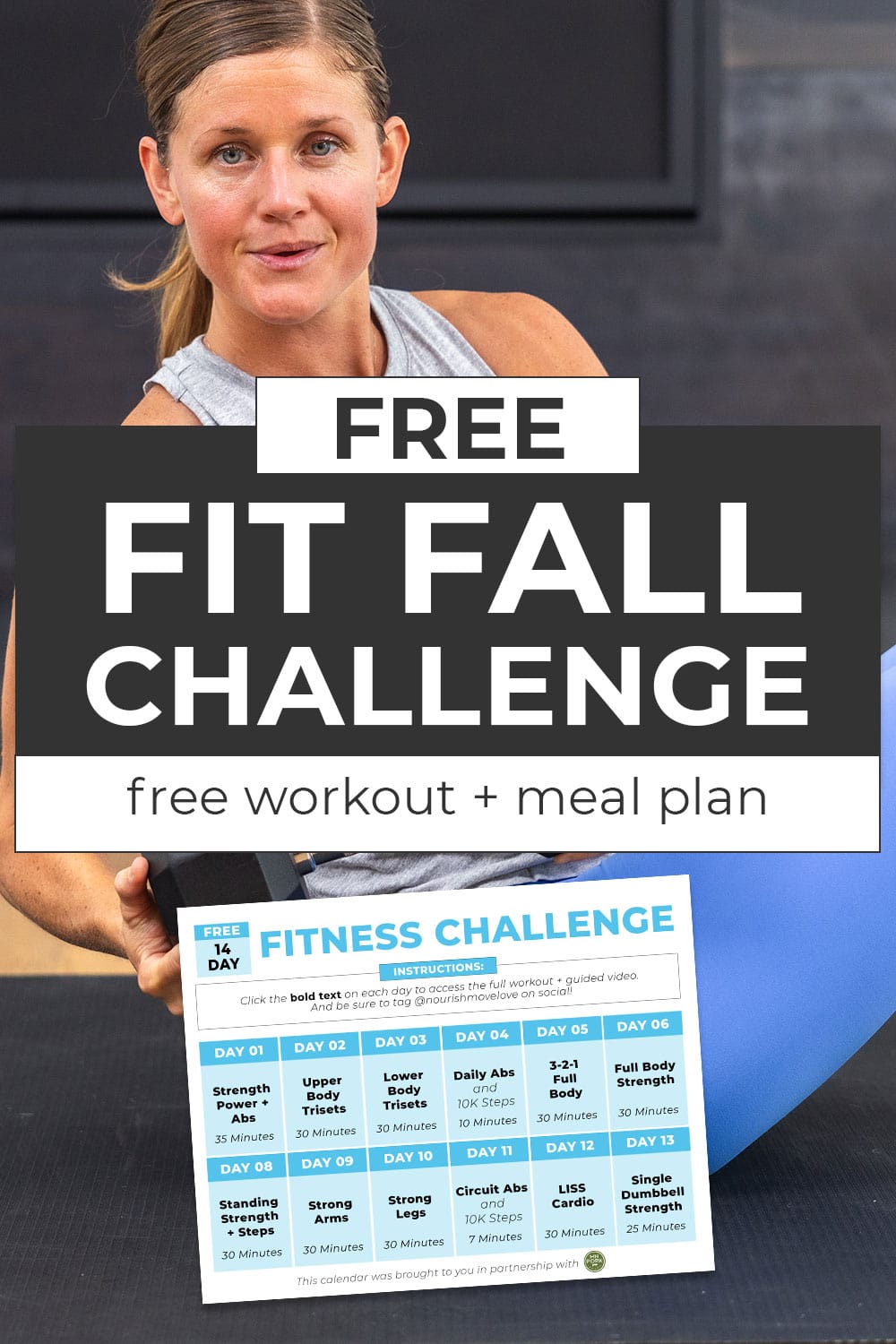 2-Week Workout Plan and Meal Plan (PDF) | Nourish Move Love