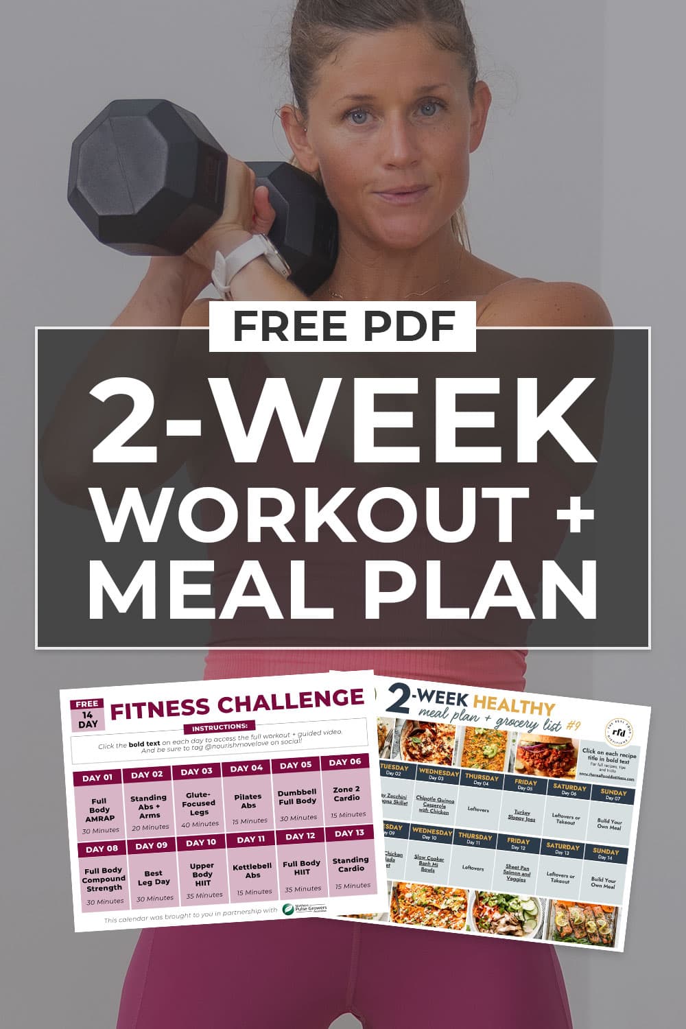 Workout & Meal Plan (Free PDF Download) | Nourish Move Love