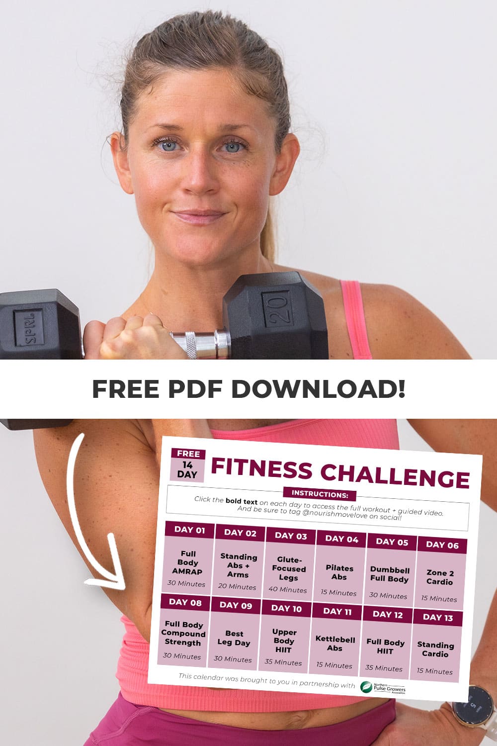 Workout And Meal Plan Free Pdf Download Nourish Move Love