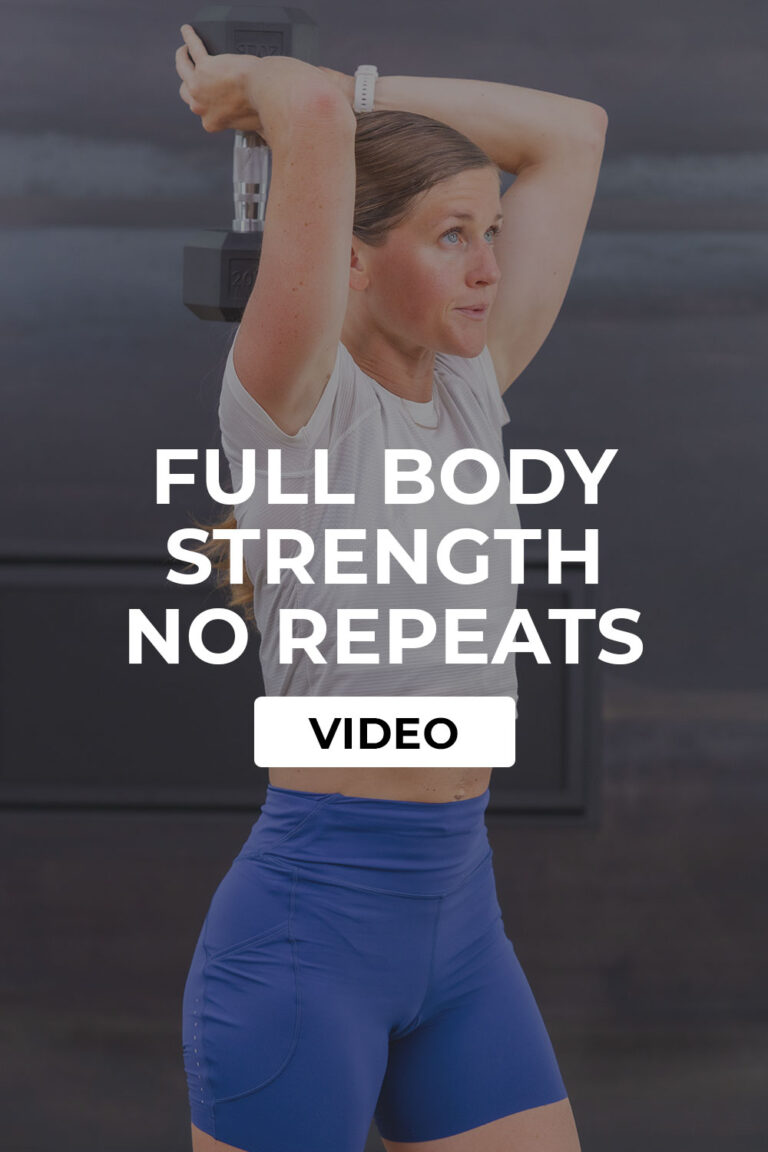 25-Minute At Home Full Body Workout (Video) | Nourish Move Love