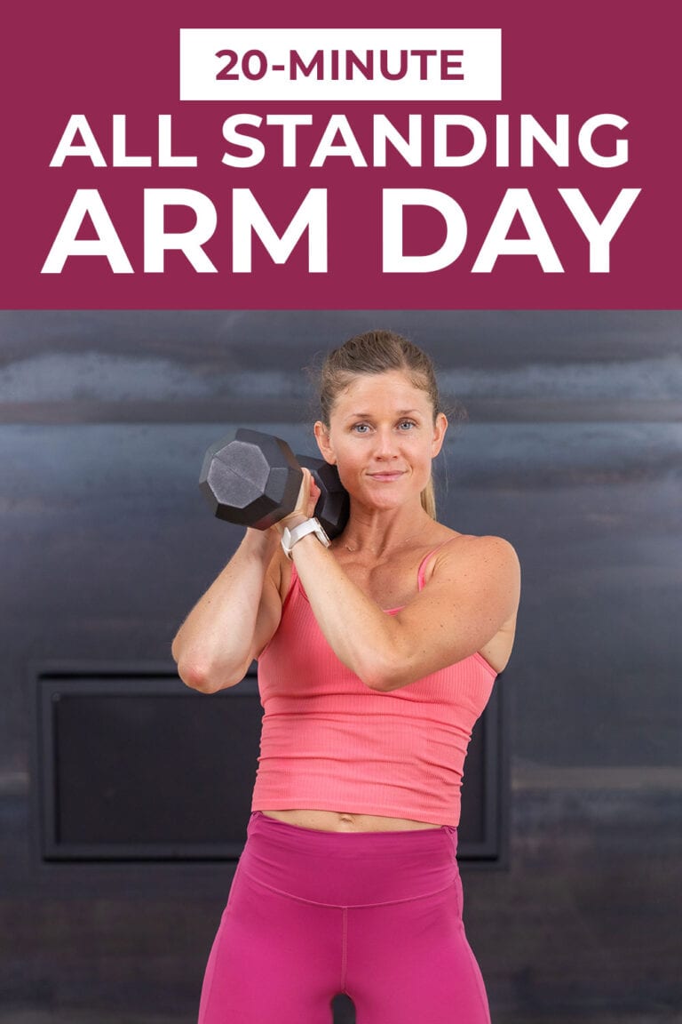 20-Minute Ab and Arm Day Workout (Video) | Nourish Move Love