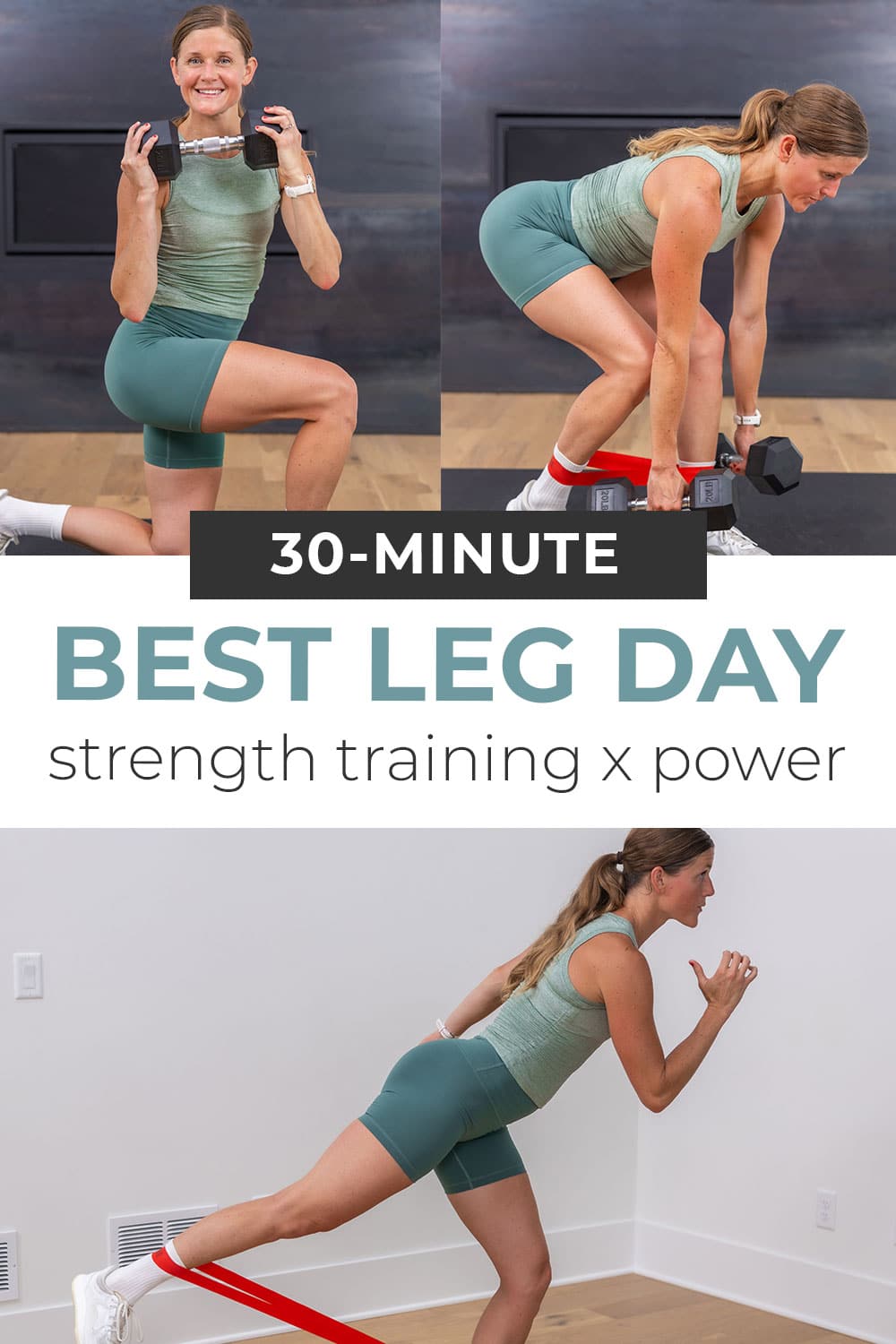 Best Leg Day Workout In 30 Minutes | Nourish Move Love