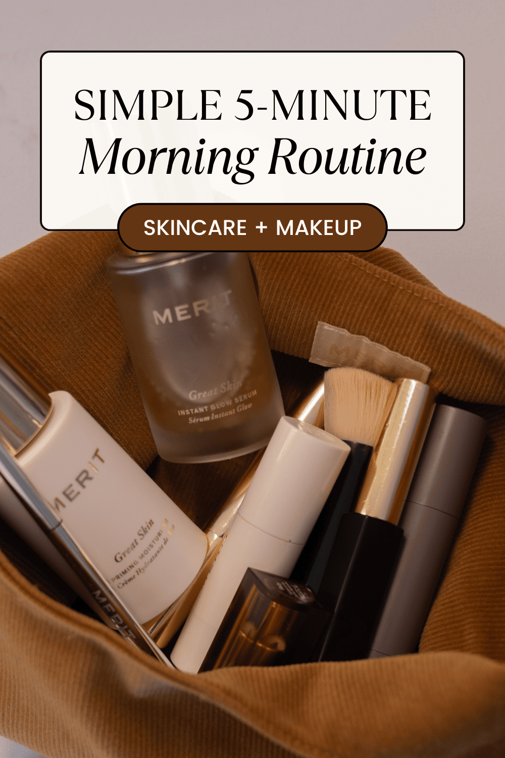 Best Skincare Routine (5-Minute Makeup Routine) | NML