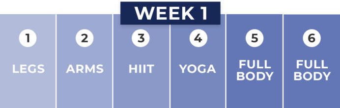 30-Day Beginner Workout Plan (Videos) | Nourish Move Love