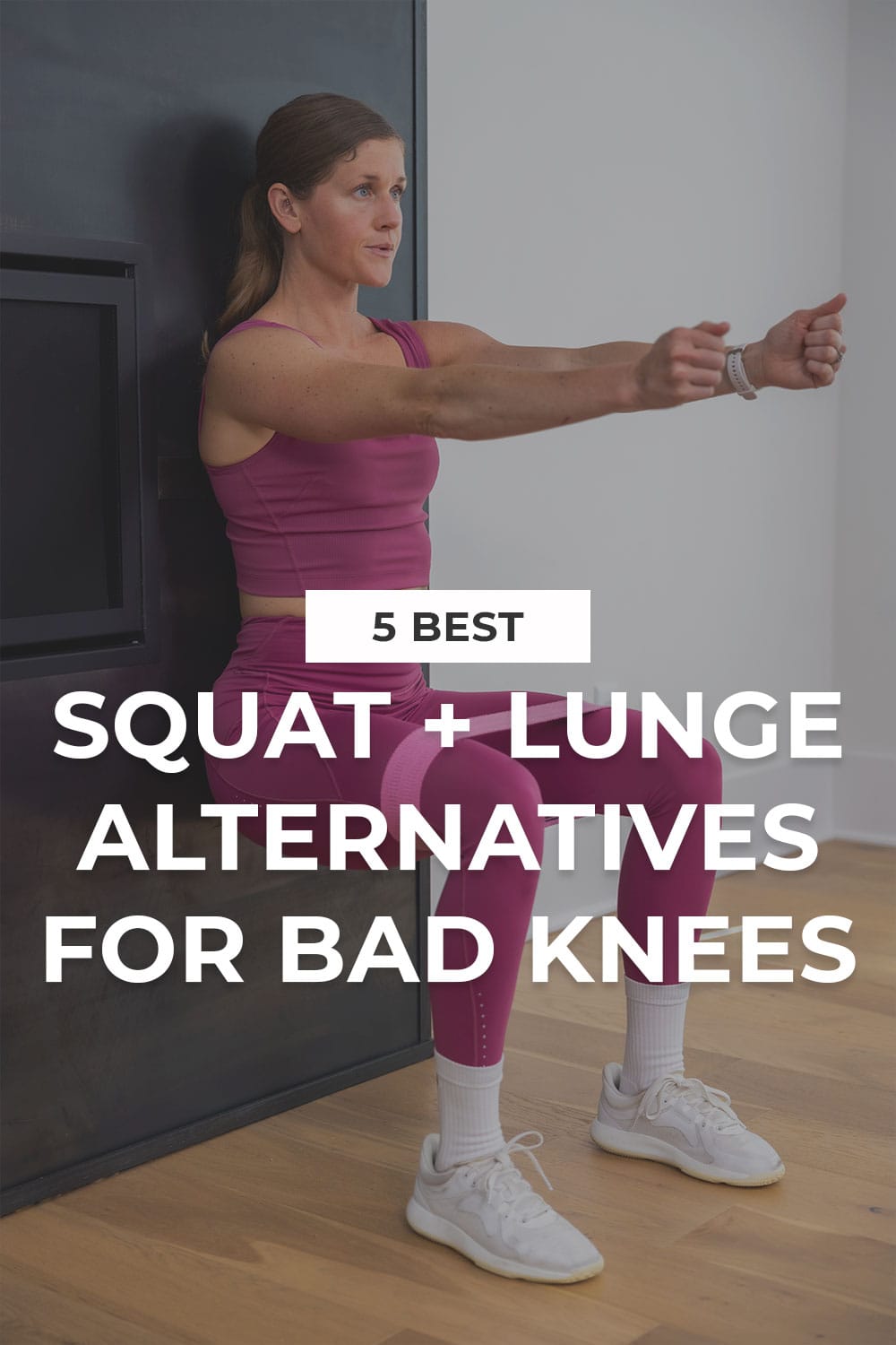 5 Lunge and Squat Alternatives for Bad Knees | Nourish Move Love
