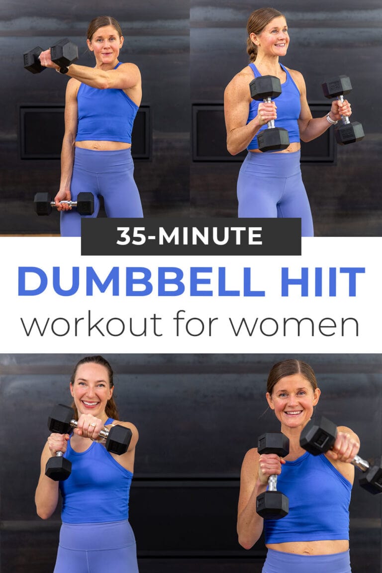 35-Minute Dumbbell HIIT Workout (Video) | Nourish Move Love