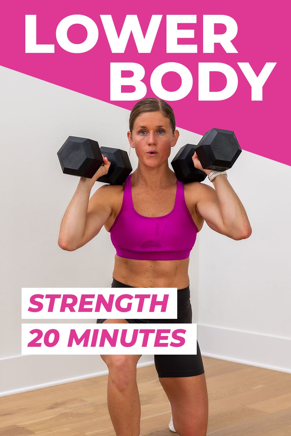 Leg Workout with Dumbbells At Home (20 Mins) | NML