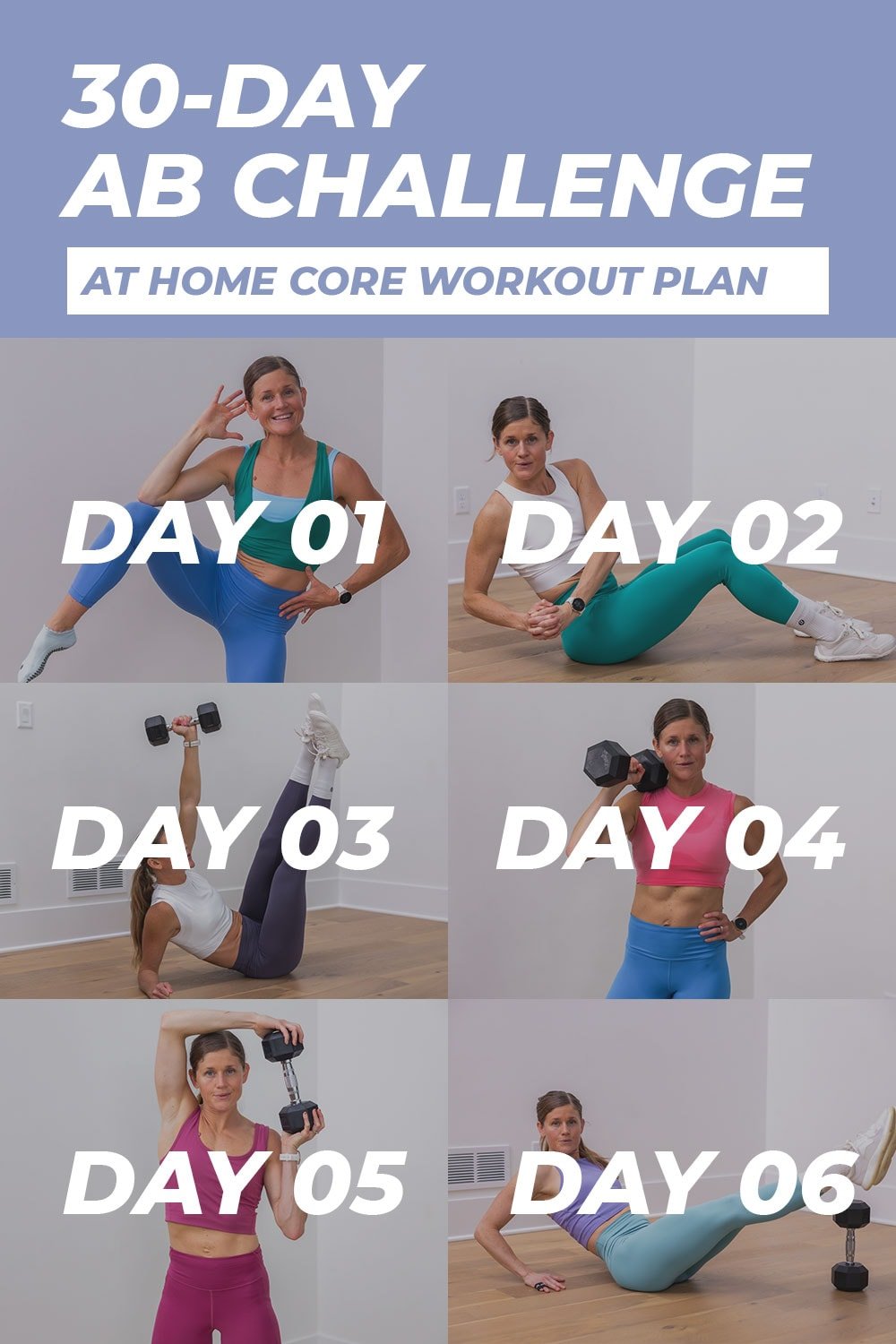 30 Day Ab Challenge For A Stronger Core | Nourish Move Love