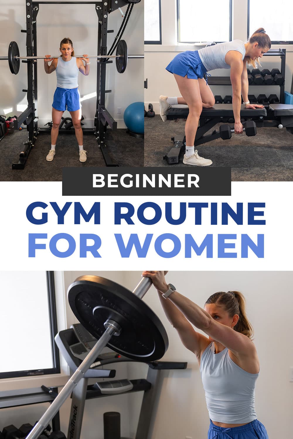Great Beginner Gym Workout Routine for Women | NML