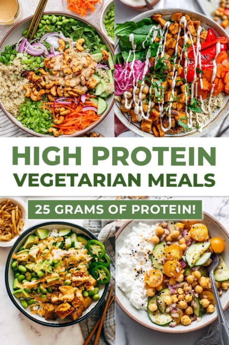 15 High Protein Vegetarian Meals | Nourish Move Love