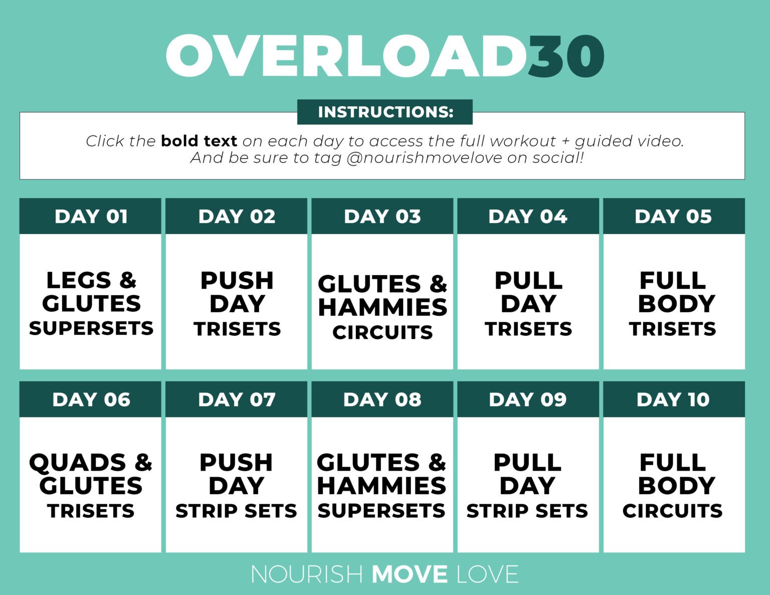 Progressive Overload Workout Plan (PDF Workout Tracker)