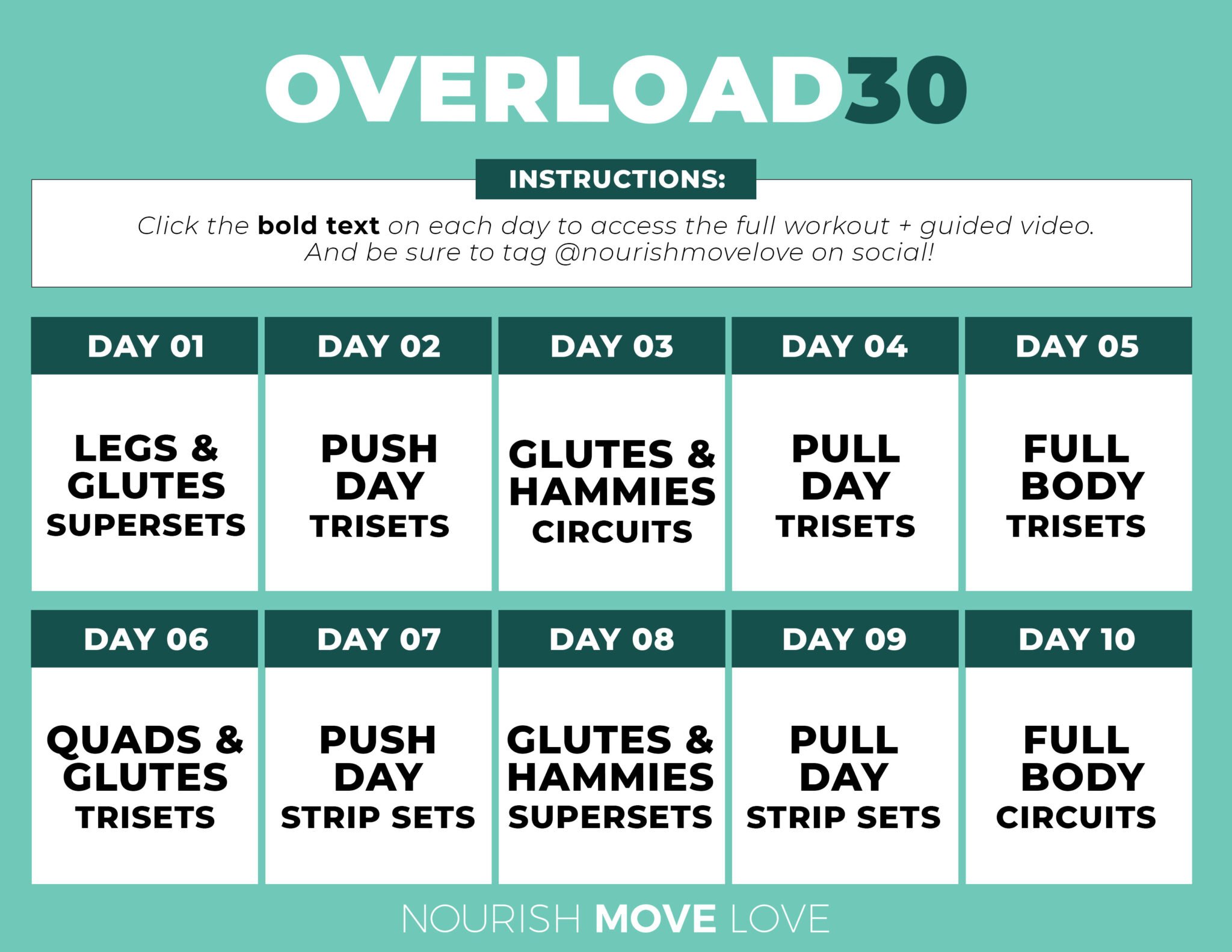 Progressive Overload Workout Plan (PDF Workout Tracker)