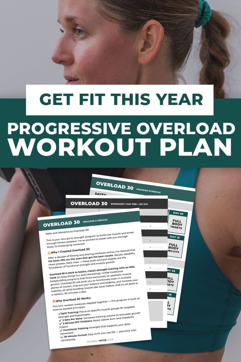 Progressive Overload Workout Plan (PDF Workout Tracker)