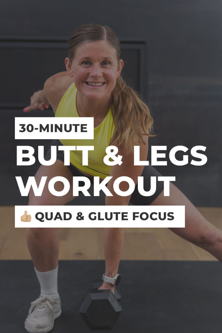 30-Minute Quad and Glute Workout (Glute-Focused Leg Day)