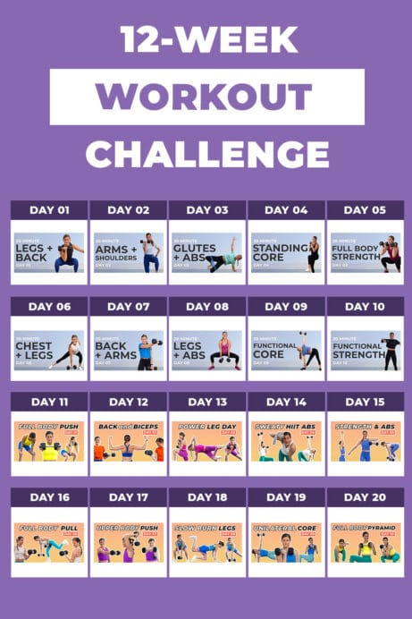 12-Week Workout Program (PDF Download)