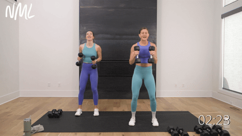 20-Minute Dumbbell Upper-Body Workout (All Standing)