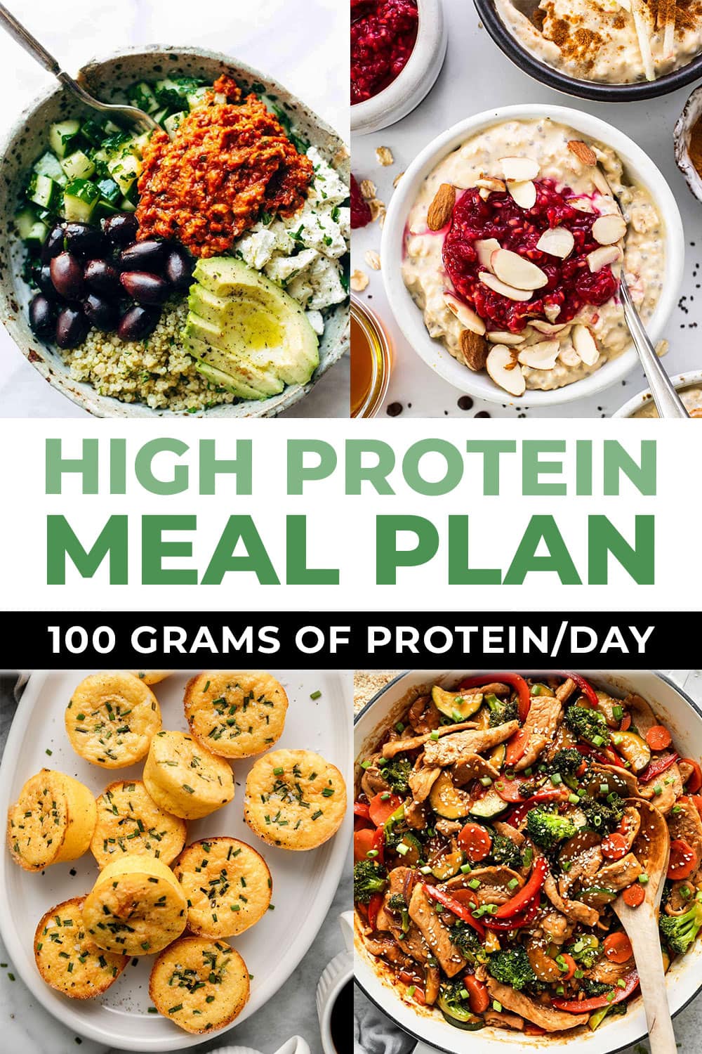 7 Day High-Protein Meal Plan (With Grocery List)