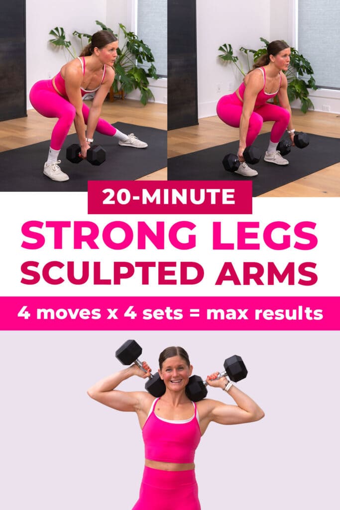 20-Minute Chest and Leg Workout (Dumbbells Only)